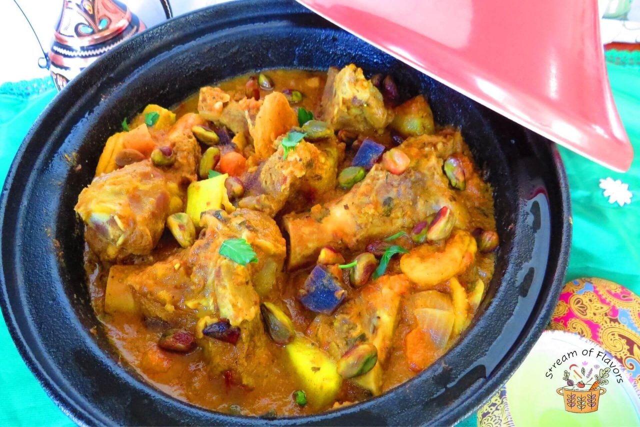 Lamb Tagine With Apricots - Stream of Flavors